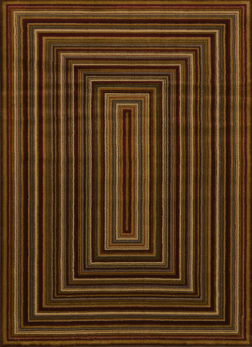 United Weavers AFFINITY Multicolor Rectangle 5x7 ft polypropylene ...