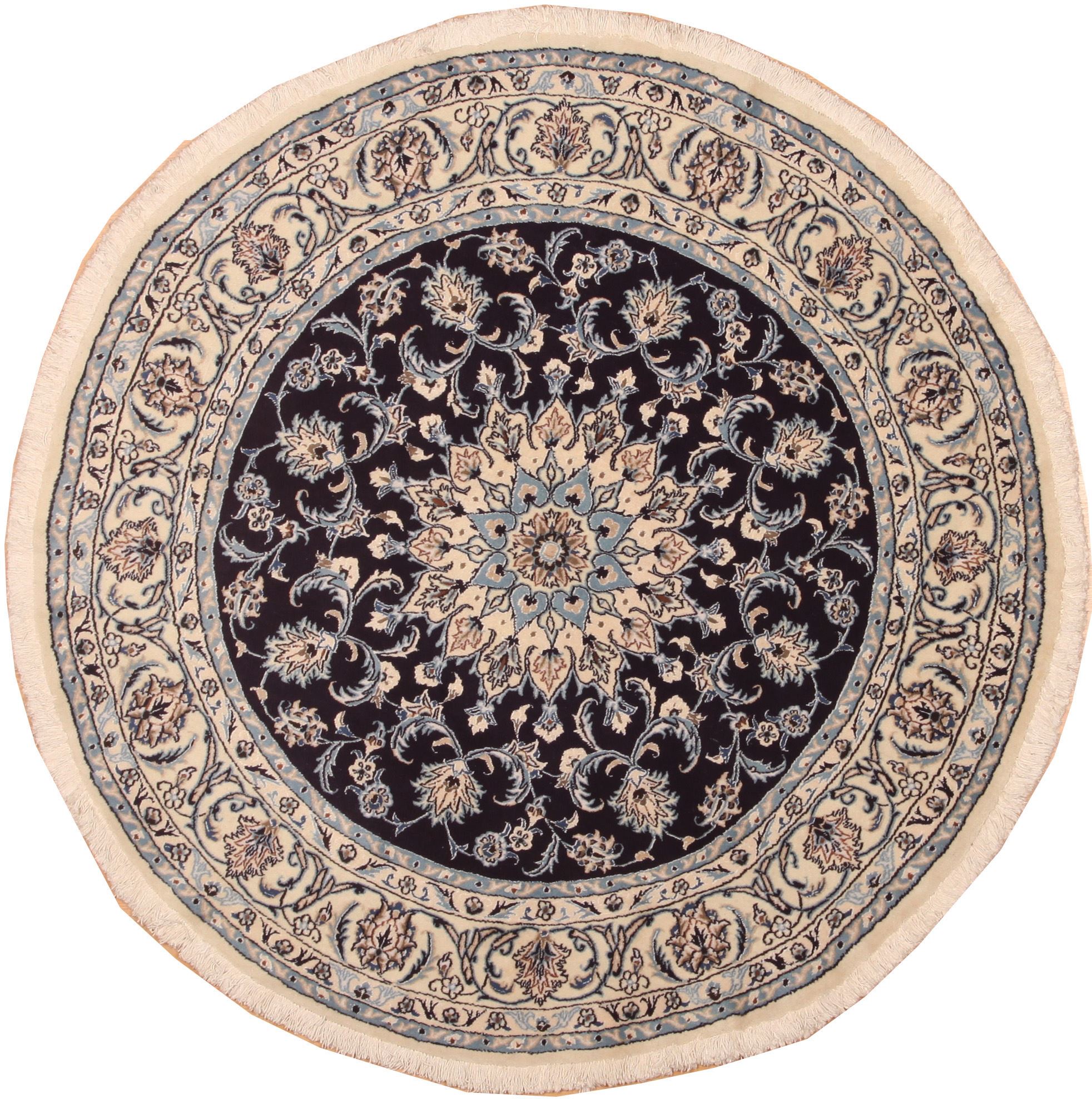 White Round Rugs