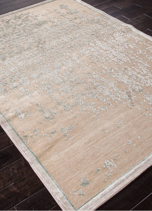 Jaipur Living Fables Beige Rectangle 8x10 ft rayon Carpet 64667 | SKU 64667